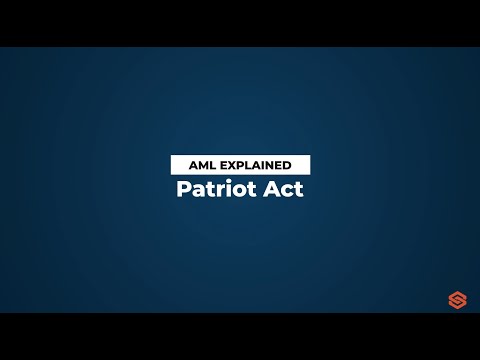 Patriot Act l AML Explained #53