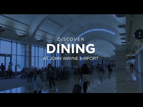 Dining at John Wayne Airport in Riley Terminal SNA OC Airport #flyJWA