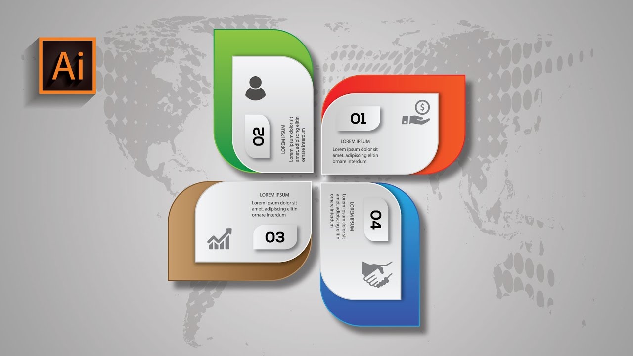 Illustrator CC Tutorial -  Infographic Graphic Design Template