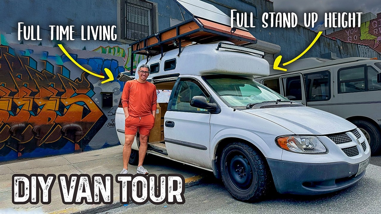 This Dodge Caravan Camper Van Is a Unique Tiny Home on Wheels With a ...