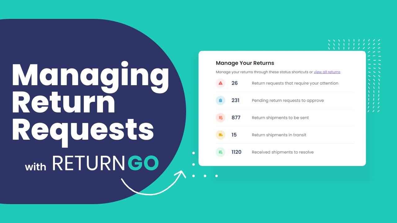 Managing Return Requests on ReturnGO