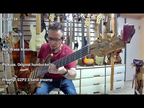Bossa OB5 1990s - Natural oiled walnut. | Reverb
