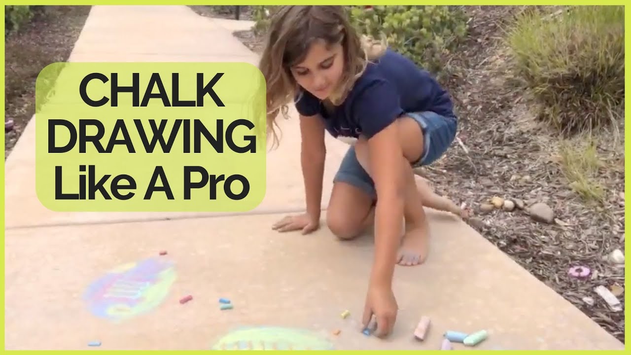 SIDEWALK CHALK IDEAS FOR KIDS (3 CHALK DRAWING IDEAS)