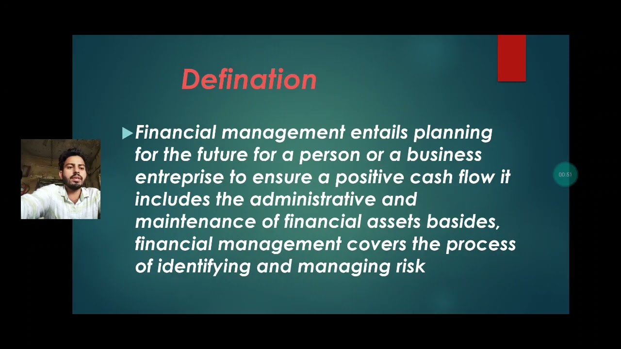 Financial management.. vidio ppt presentation