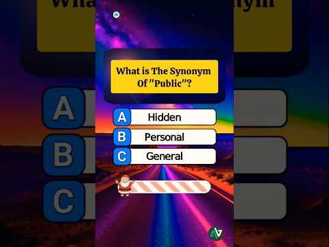 What is The Synonym Of Public? 😱 #quiz #quiztime #quizzes #shorts