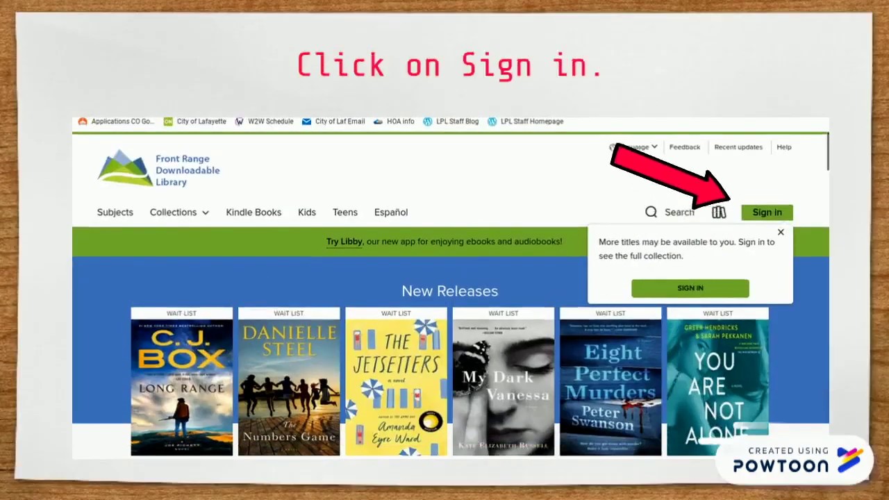 Lafayette Public Library: Overdrive Digital Access