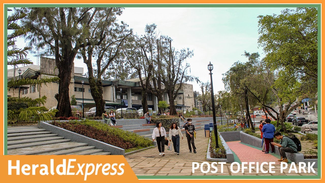 NEWLY OPENED POST OFFICE PARK, Session Road, Baguio City | Baguio Herald Express