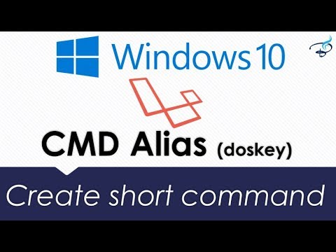 Create Command Prompt (CMD) Alias for php artisan command
