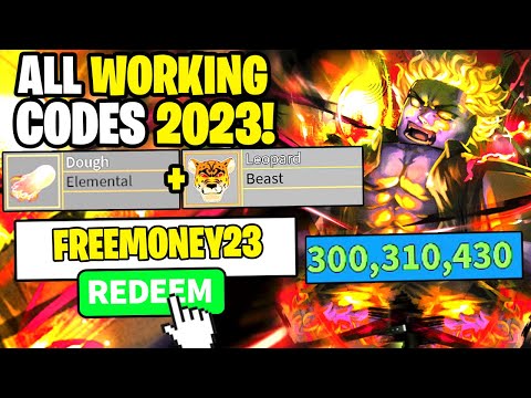 *NEW* ALL WORKING CODES FOR BLOX FRUITS 2023! ROBLOX BLOX FRUITS CODES