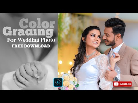 Wedding Photo edit | Color grading in photoshop | camera Raw Preset Free Download |