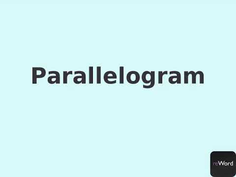 How to Pronounce Parallelogram Correctly? (American English/ US)