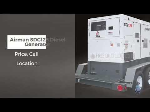 Airman SDG125 Diesel Generator in Excellent Condition | USA