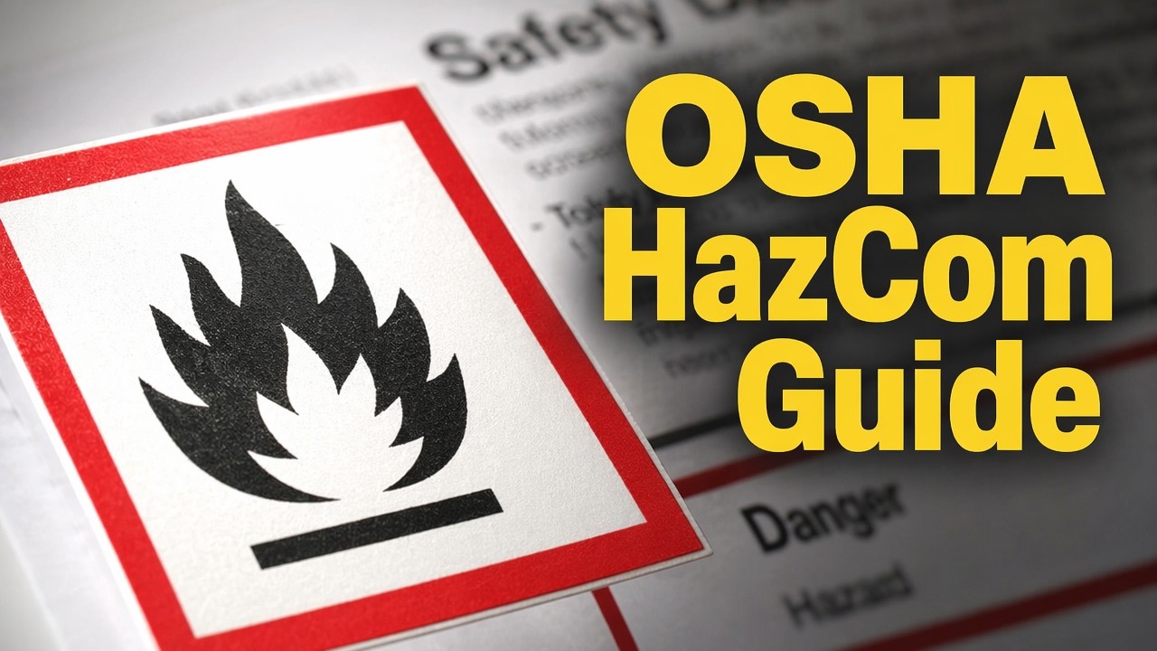 OSHA Hazard Communication Standard Explained | GHS Labels, SDS & Worker Safety Training (HCS Guide)