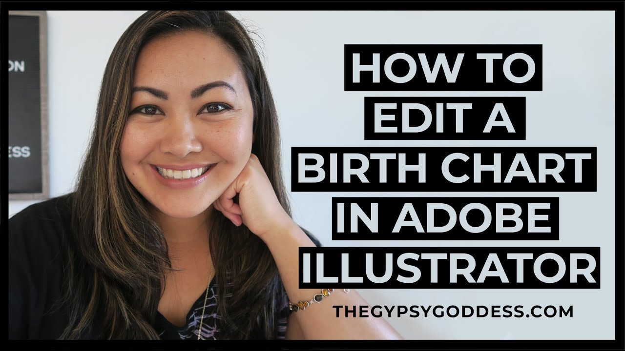 How to edit an Astrology Birth Chart in Adobe Illustrator | Diane Pascual