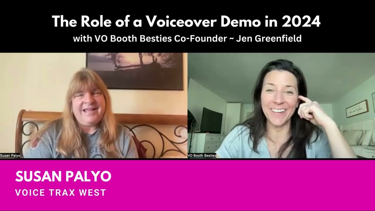 Interview with Voiceover Demo Producer: Susan Palyo ~ Voice Trax West