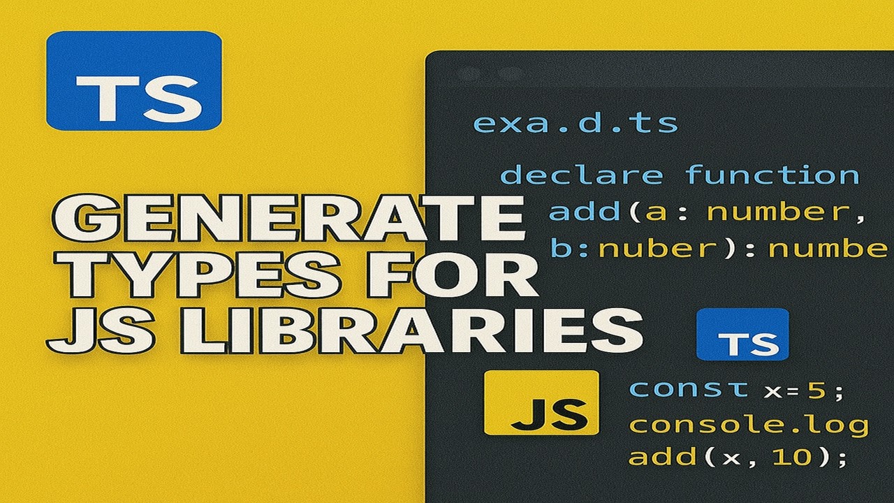 No Types? No Problem – Manually Add TypeScript Type Defs for a JS Library -  (Step-by-Step Guide)