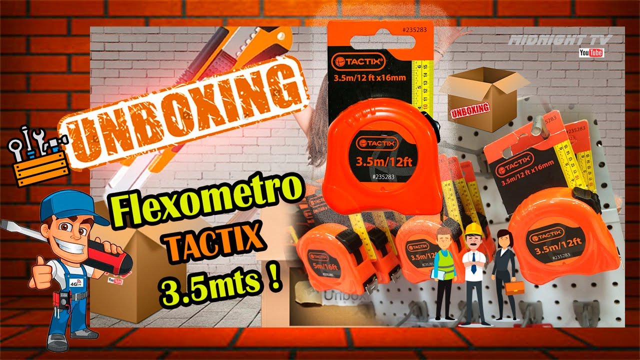 Es TACTIX el Mejor Flexometro del mercado?? - HERRAMIENTAS EN CASA- (Midnigth Tv2000)