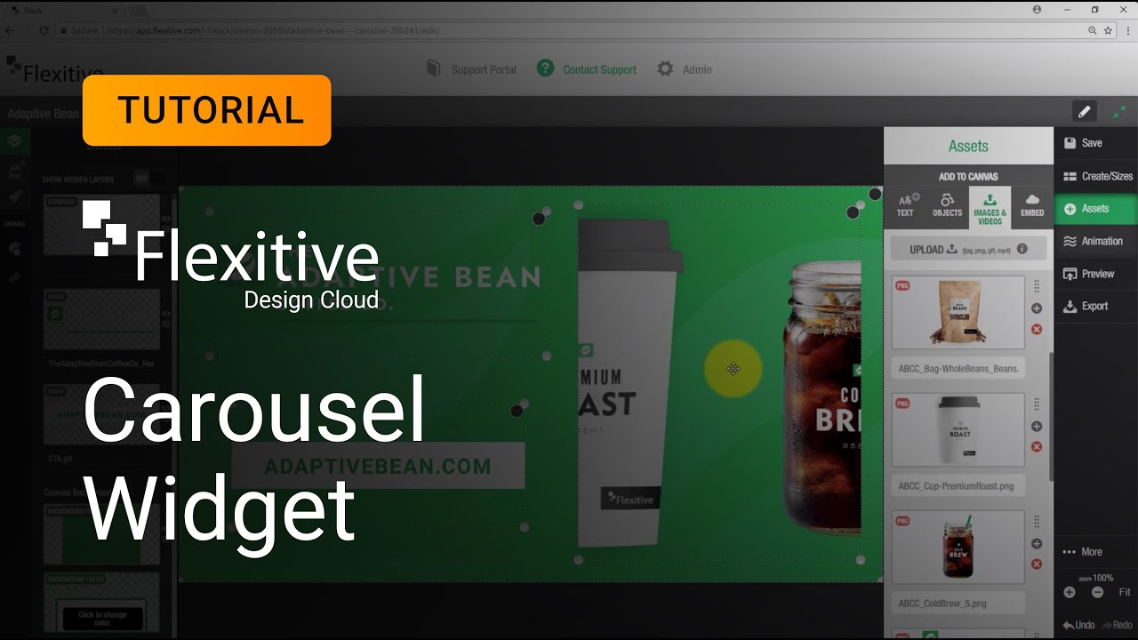 Carousel Widget - Flexitive Tutorial