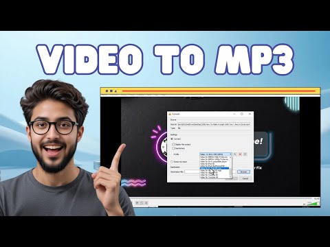 How To Convert A Video File Into An MP3 Audio File Using VLC Media Player - Simple Steps