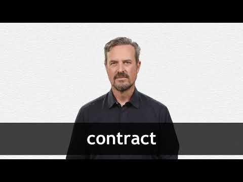 CONTRACT definition and meaning | Collins English Dictionary