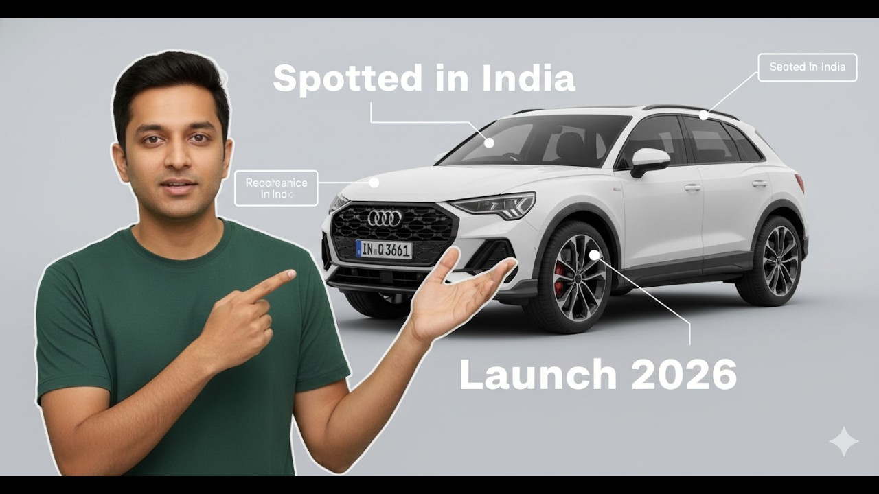 Third-Gen Audi Q3 Spotted in India. 2026 Just Got Interesting.
