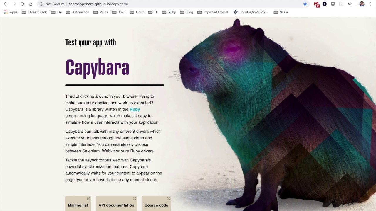Introduction to Capybara