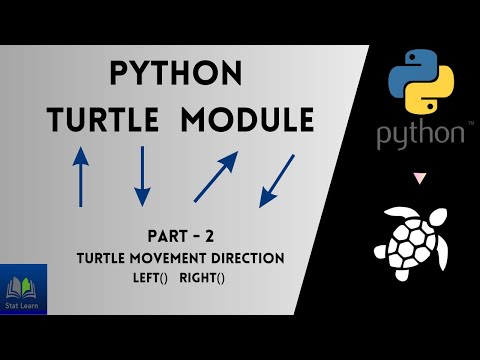 Python Turtle Graphics | Turtle Movement | Beginners to Advanced Part - 2 #pythonturtlegraphics