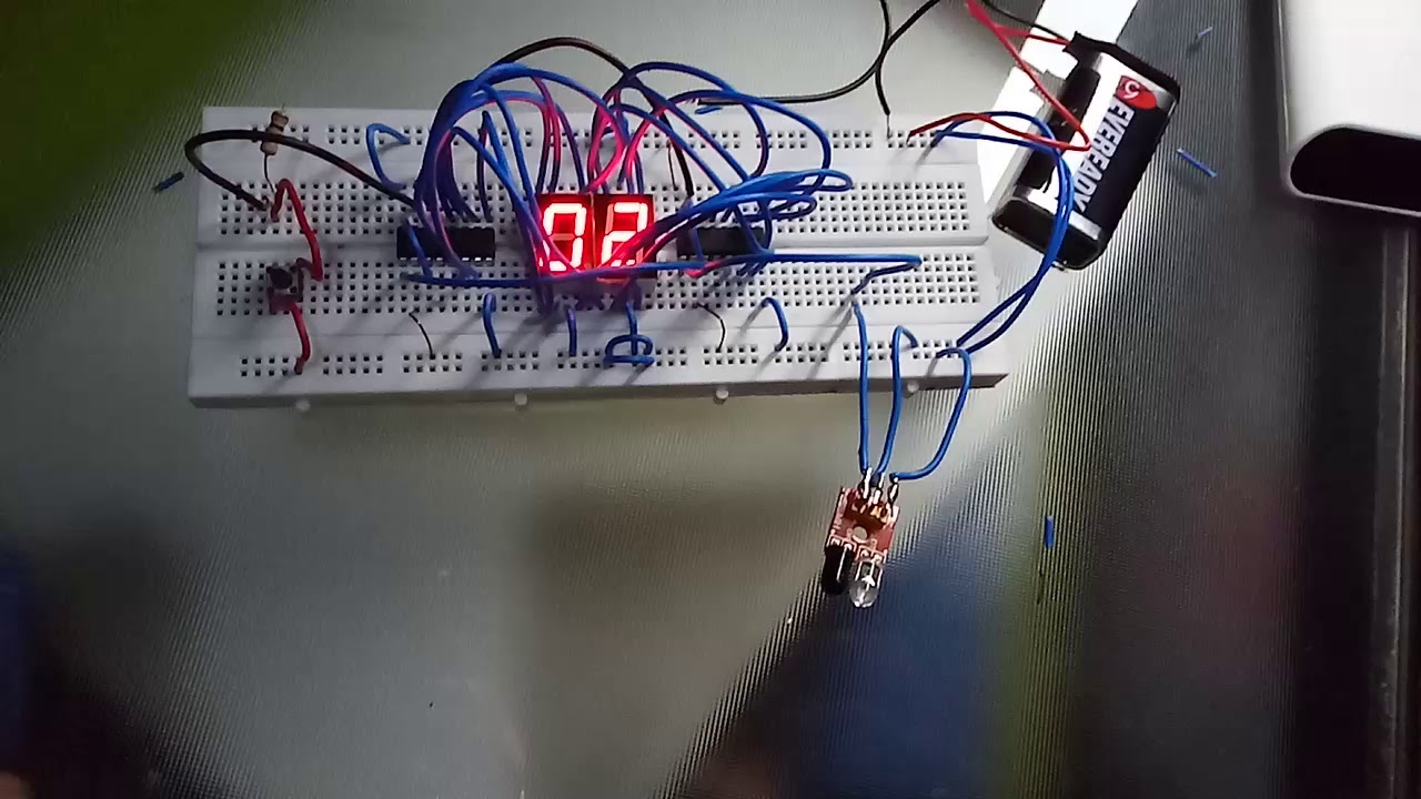 2 digits Object Counter with reset