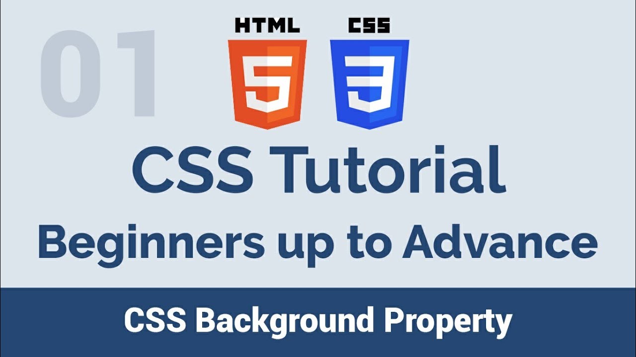 01 CSS Background property - beginners up to advance css tutorial