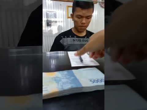 Cara menukar uang rupiah ke dollar #shorts #short #dollar