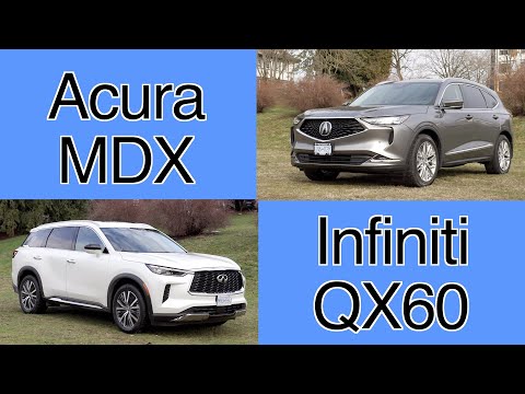 2022 Acura MDX VS 2022 QX60 comparison