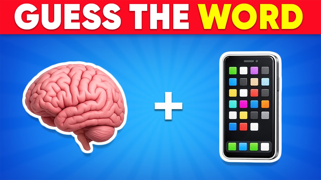 Guess The WORD By Emojis? 🤔🧠 Emoji Quiz Challenge 2026