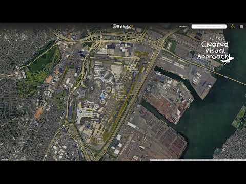 Newark KEWR Flightradar24 Livestream with Tower Live Air Traffic Control 23/06/2025