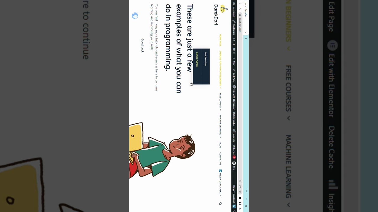 Free Python exercises and practices