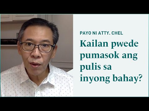 Ano ang kasong pwedeng isampa kung ang mga pulis ay pumasok bigla sa bahay ng isang private ...