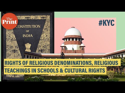 Rights of religious denominations, religious teachings in schools & cultural rights