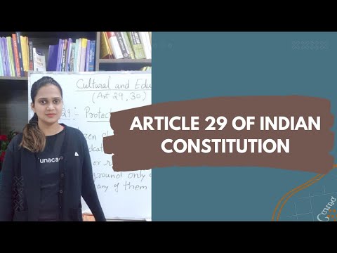 Article 29 | Cultural and Educational Rights | Indian Polity
