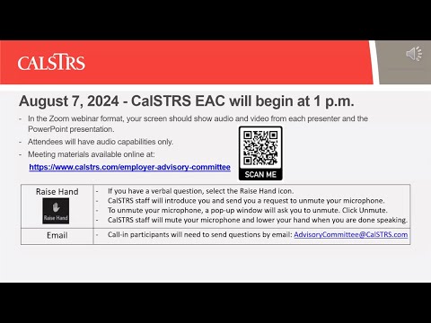 Employer Advisory Committee Meeting - August 7, 2024