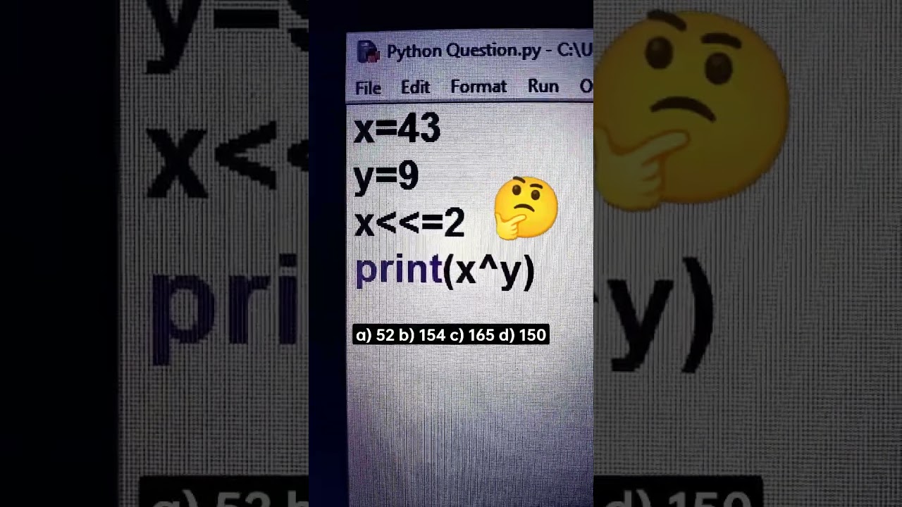 Python Quiz! #pythonforbeginners #coding #python #shorts