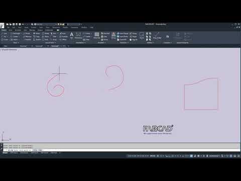 Free hand drawing using CAD.