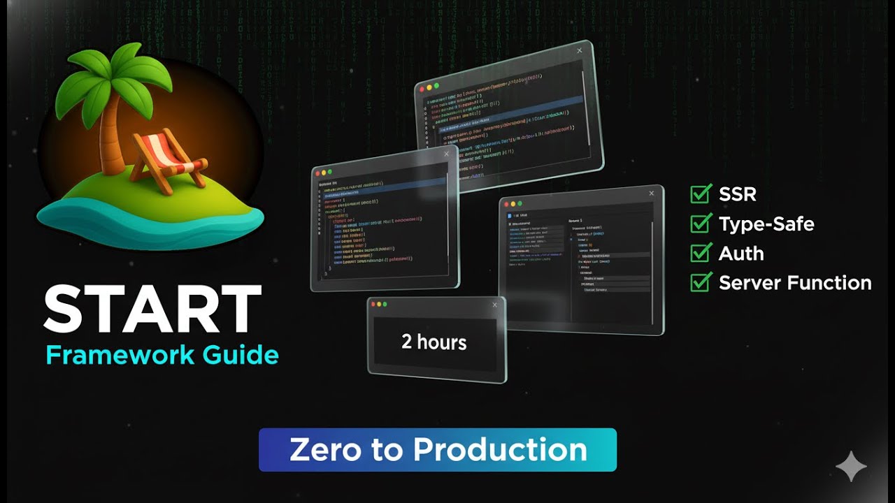 TanStack Start Complete Tutorial - Build Full-Stack React Apps with SSR, Type-Safe Routing
