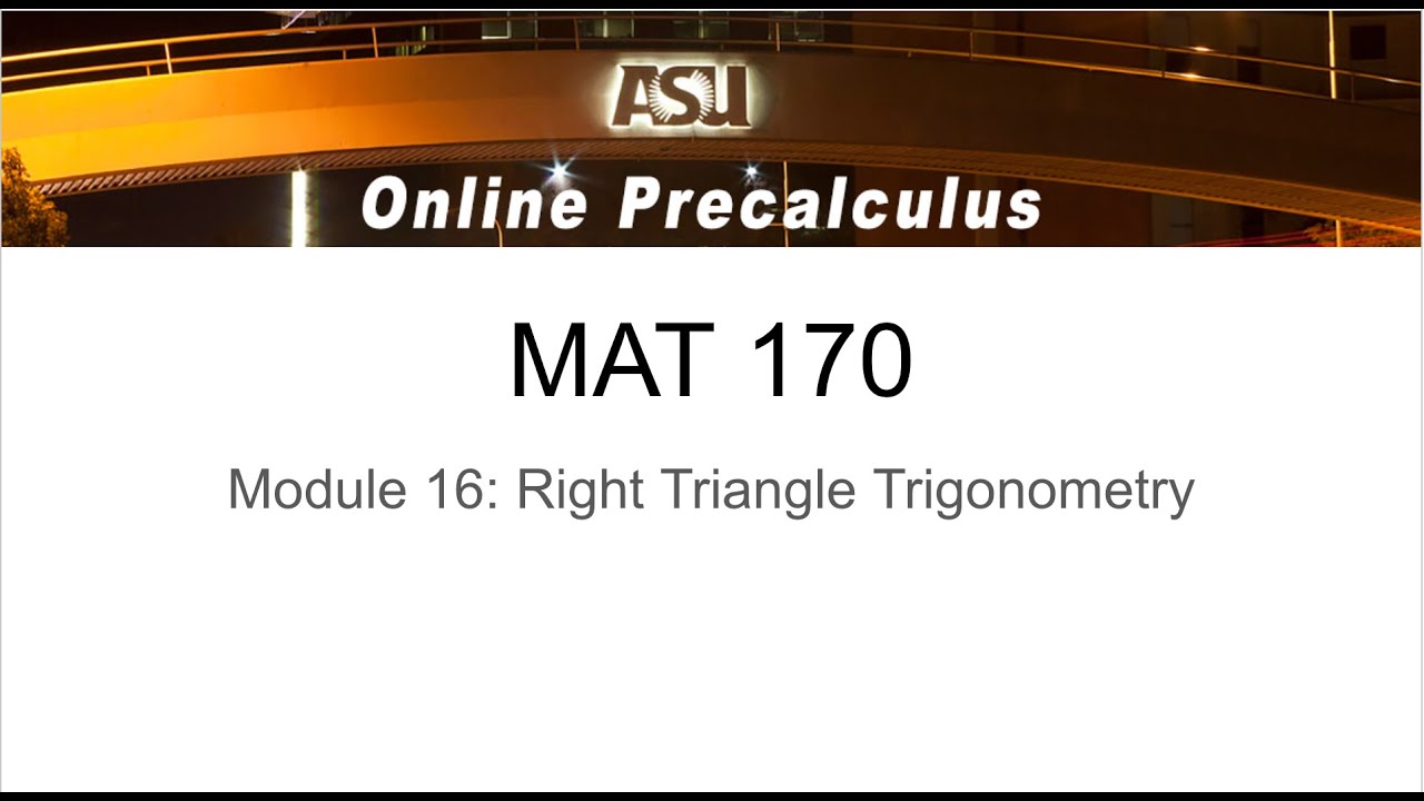 MAT170 Module 16
