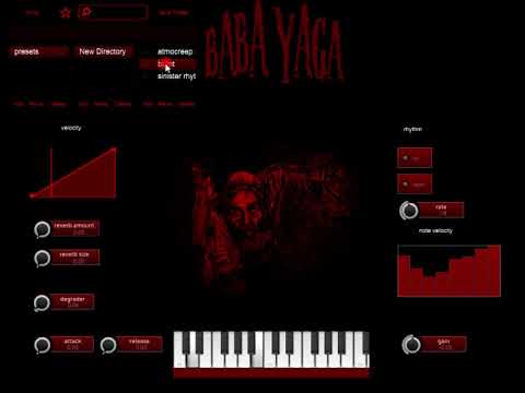Download Free Cinematic rompler synth plugin: Baba yaga by Mark Mrakovcic