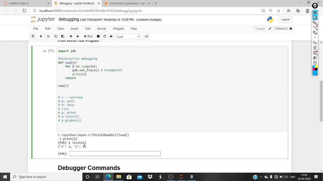 Debugging| Python |Data Science and ML
