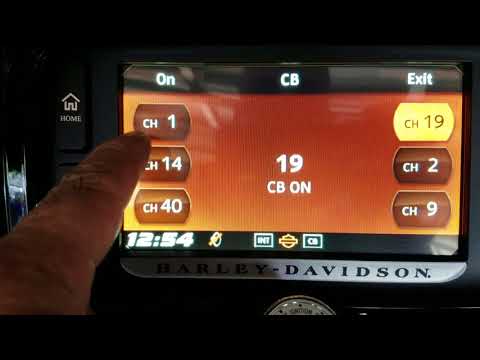 How to change the CB channel on Harley Touring