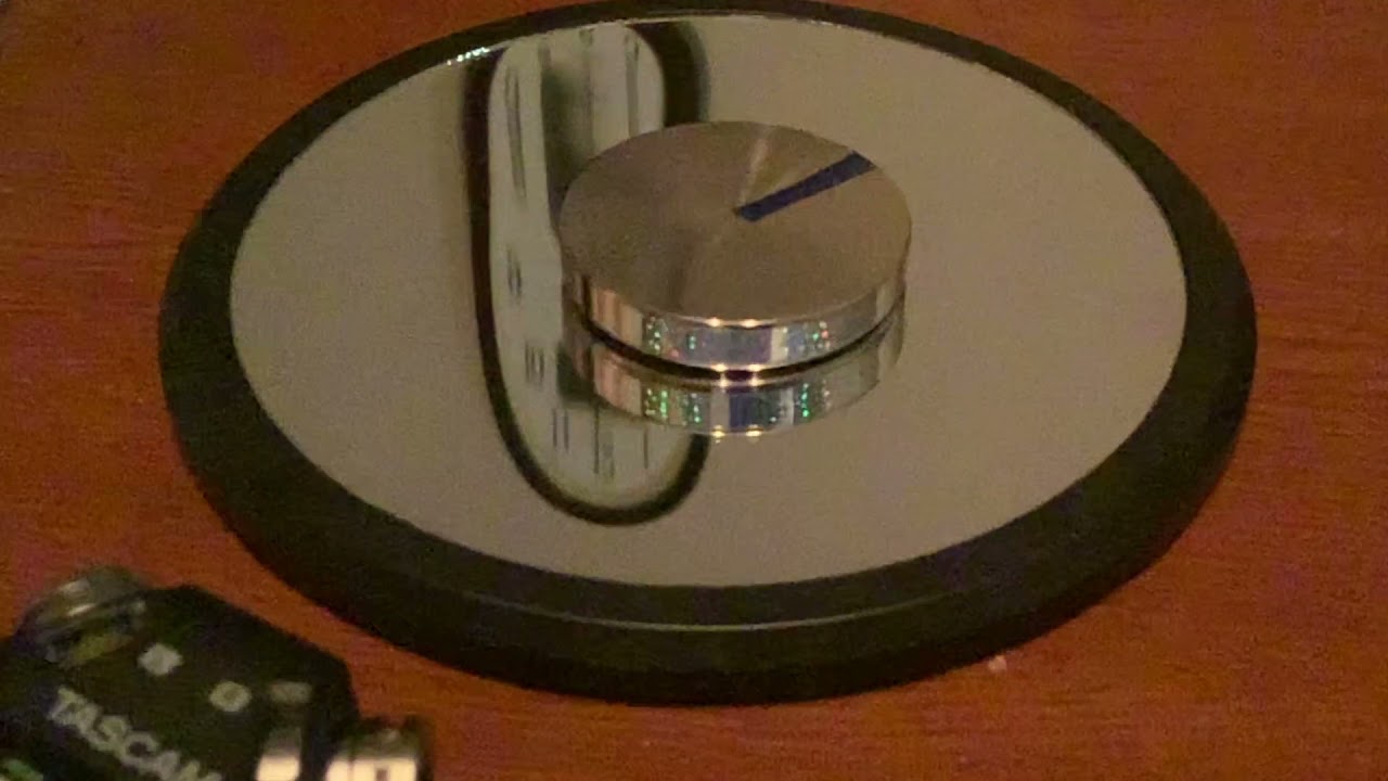 Euler's disk - ending - slow motion