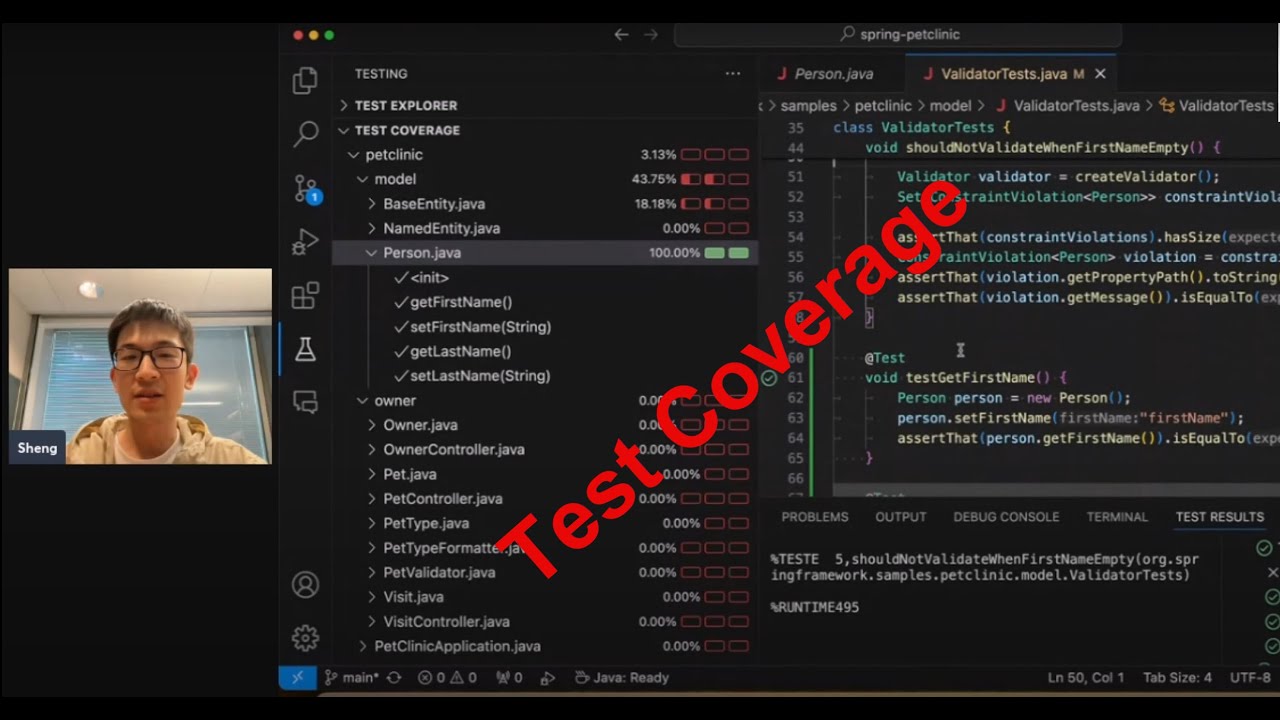 NEW - Improve your test coverage with VS Code Java