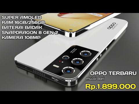 UDAH RESMI MASUK INDONESIA.!! RAM 16GB, KAMERA 108MP - HP OPPO TERBARU 2024