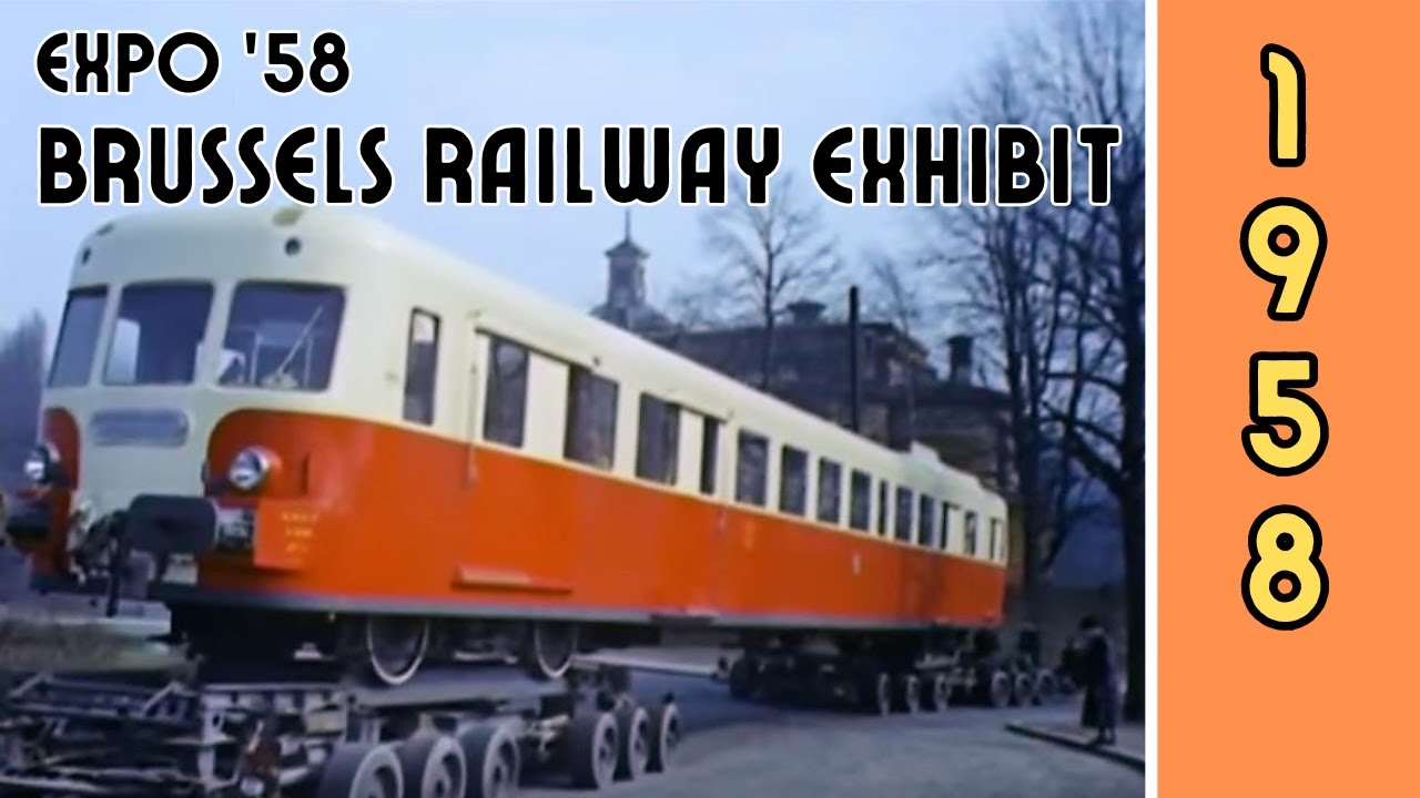 Inside look at the Brussels Expo '58 Railway Exhibition