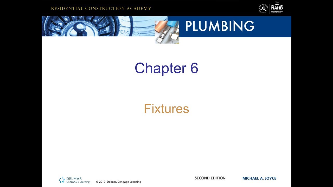 Plumbing Ch 6 - Fixtures